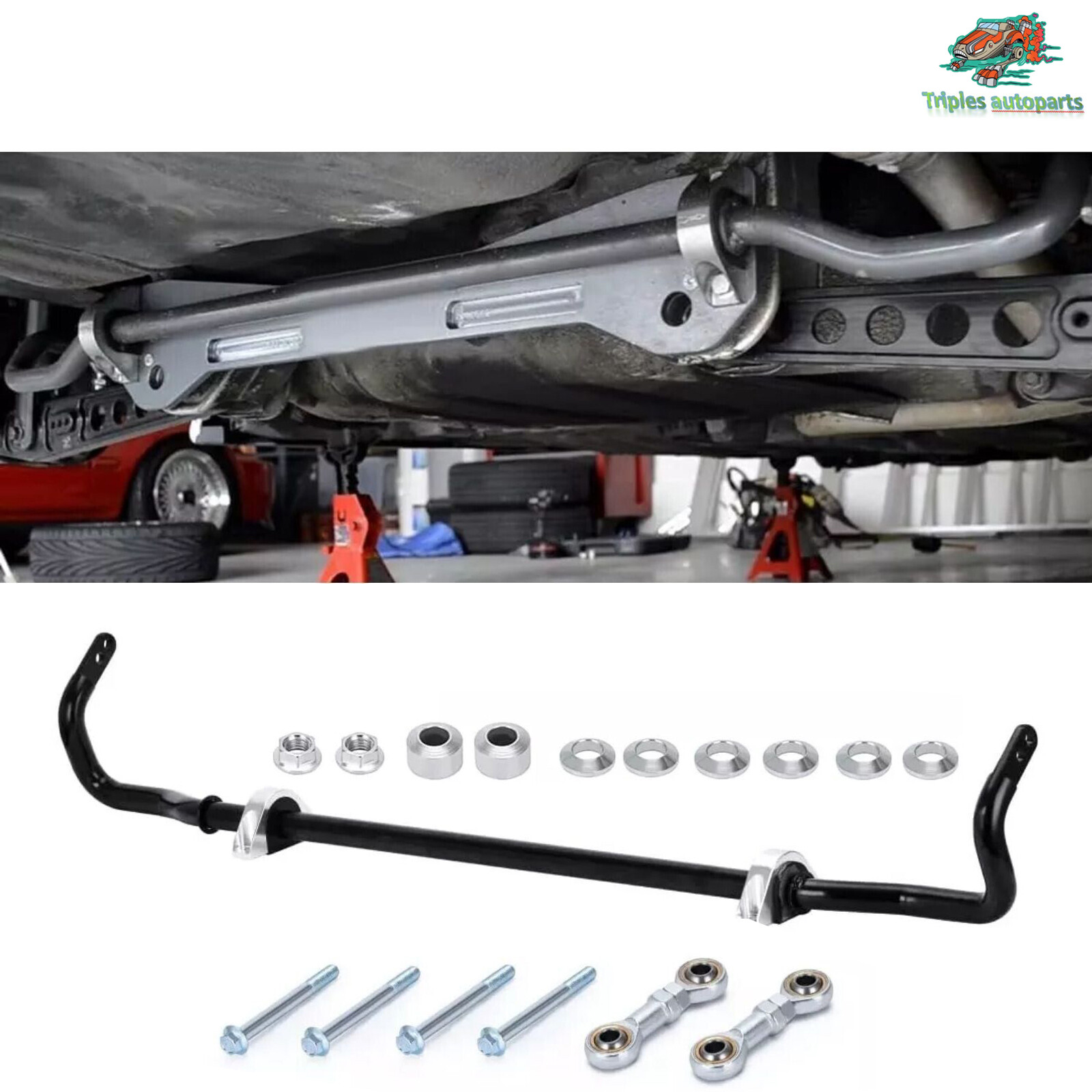 Rear Sway Bar End Link 24mm Kit For 1994-01 Acura Integra DC2 92-00 ...