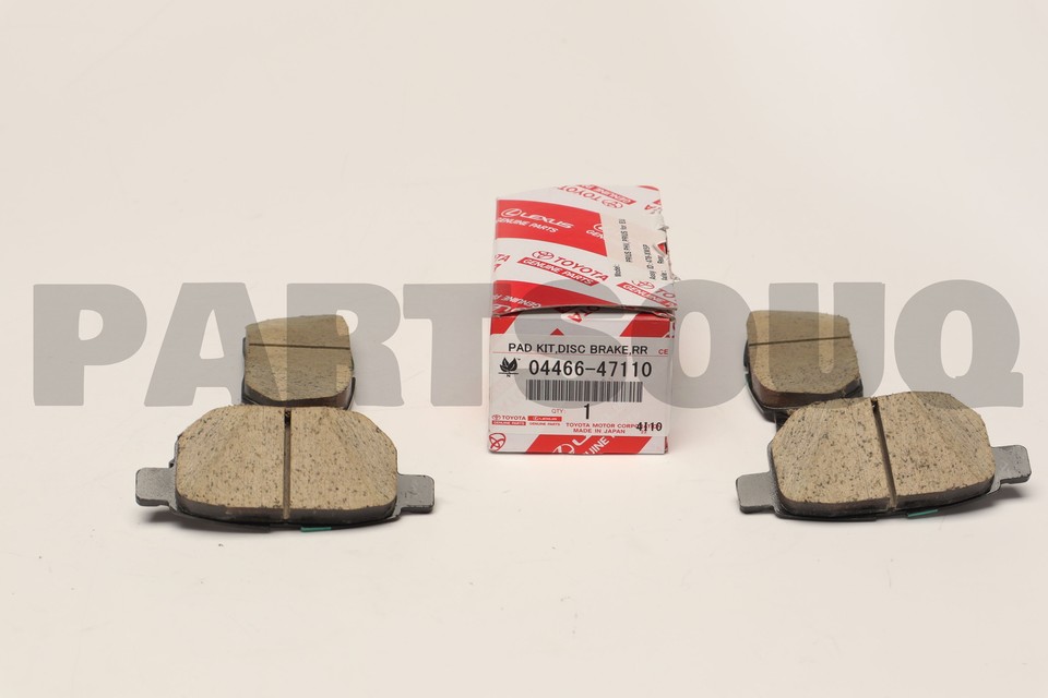 0446647110 Genuine Toyota PAD KIT, DISC BRAKE 04466-47110 | eBay