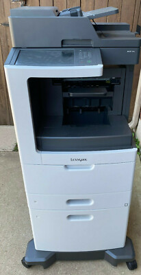 Lexmark MX811de USB 2.0/Gigabit Ethernet Multifunction Monochrome Laser ...