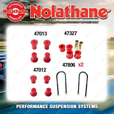 Rear Nolathane Suspension Bush Kit for MITSUBISHI TRITON ML MN 2WD 2006 ...