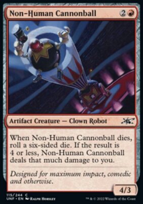 MTG Magic the Gathering Non-Human Cannonball (115/654) Unfinity NM | eBay