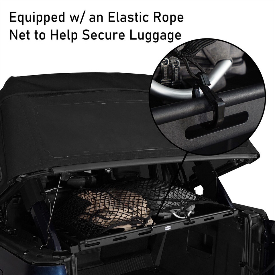 Steel Rear Cargo Basket Rack Storage Trunk Shelf Fit Ford Bronco 2021 ...