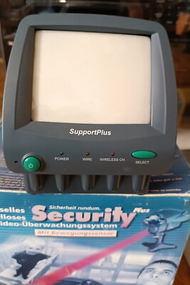 Vintage Wireless Home Security Camera System SupportPlus with Monitor ...