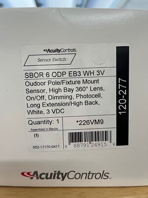 Sensor switch SBOR 6 ODP EB3 WH 3V *226VM9 - Outdoor Pole/Fixture Mount ...