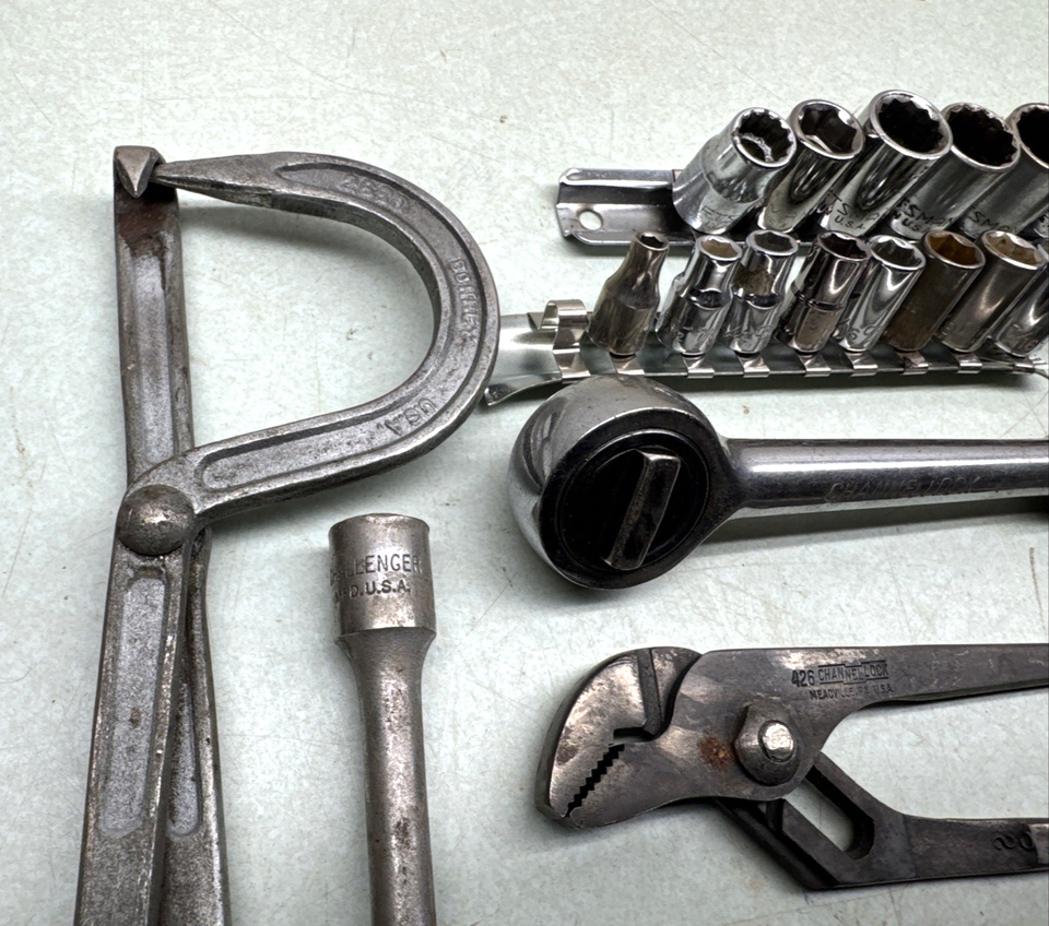 Huge USA Mechanic Tool Lot Socket Wrenches Pliers CRAFTSMAN SNAP ON MAC SK + | eBay