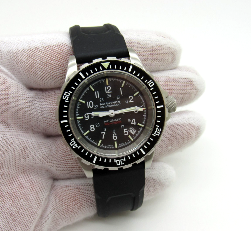 MARATHON US Govt Issue GSAR 41mm Auto 300M Military Dive Watch With ...