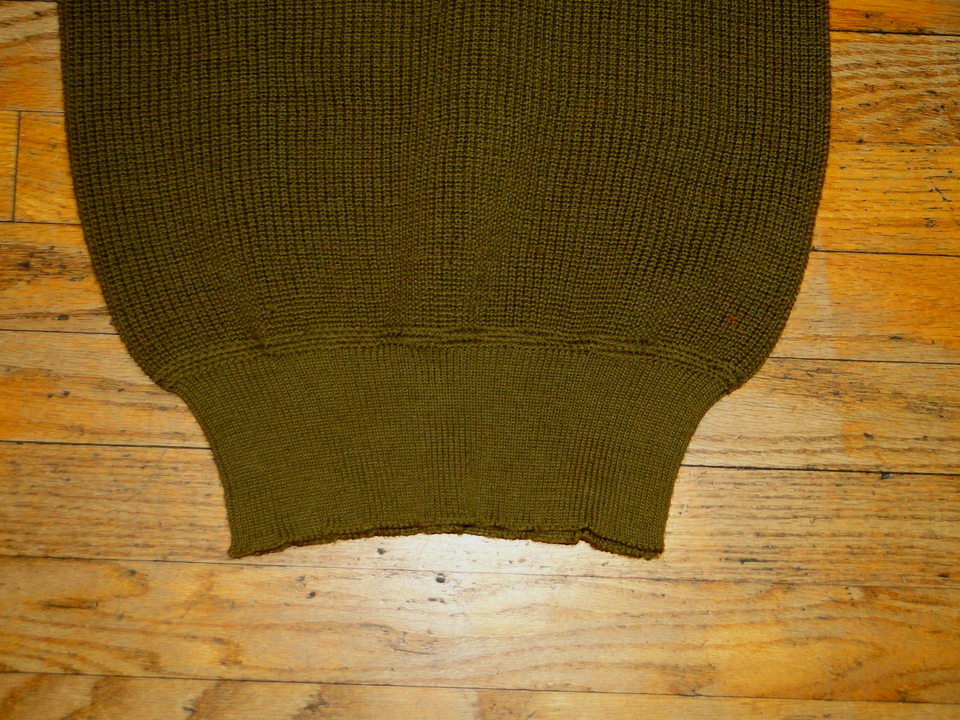 Vintage 40s WW2 Wool Knit Sweater Vest Mens US Military Army Sz38 | eBay