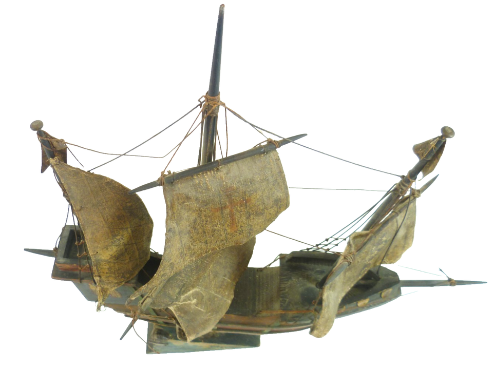 World War 1 Prisoner Of War Made 16th Century Galleon Sailing Ship on ...