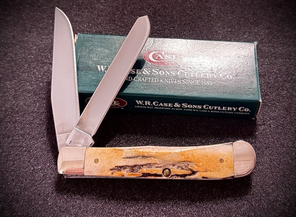 Case XX Blue Scroll Stag | eBay