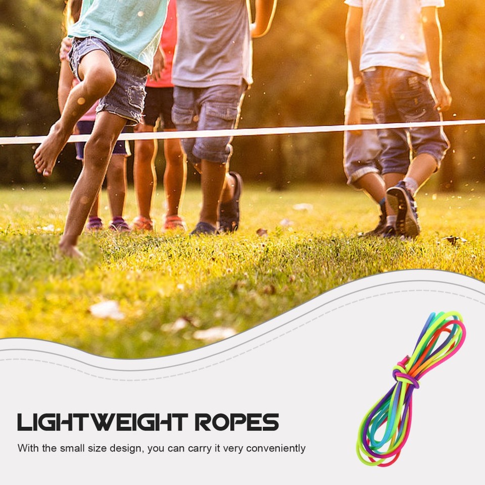 Jumping Rubber Band Toys Kid Child Fitness Funny Skipping Rope Elastic ...