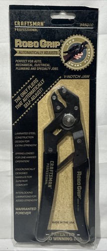 Sears Craftsman Professional Robo Grip Pliers 9” V-Notch USA NOS NEW ...