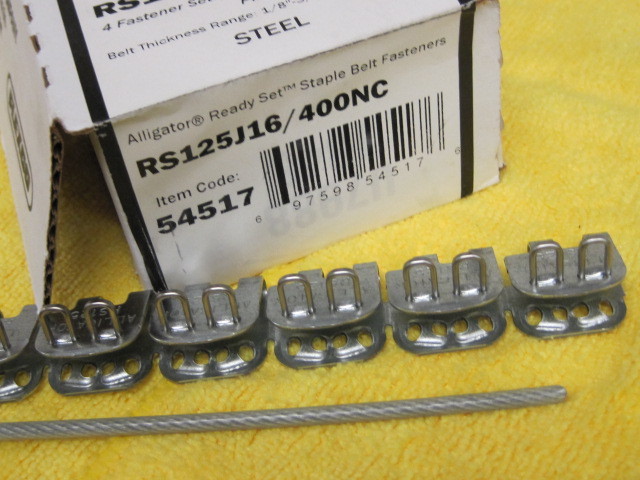 Flexco 54517 Alligator 16" Ready Set Staples RS125J16/400NC | eBay