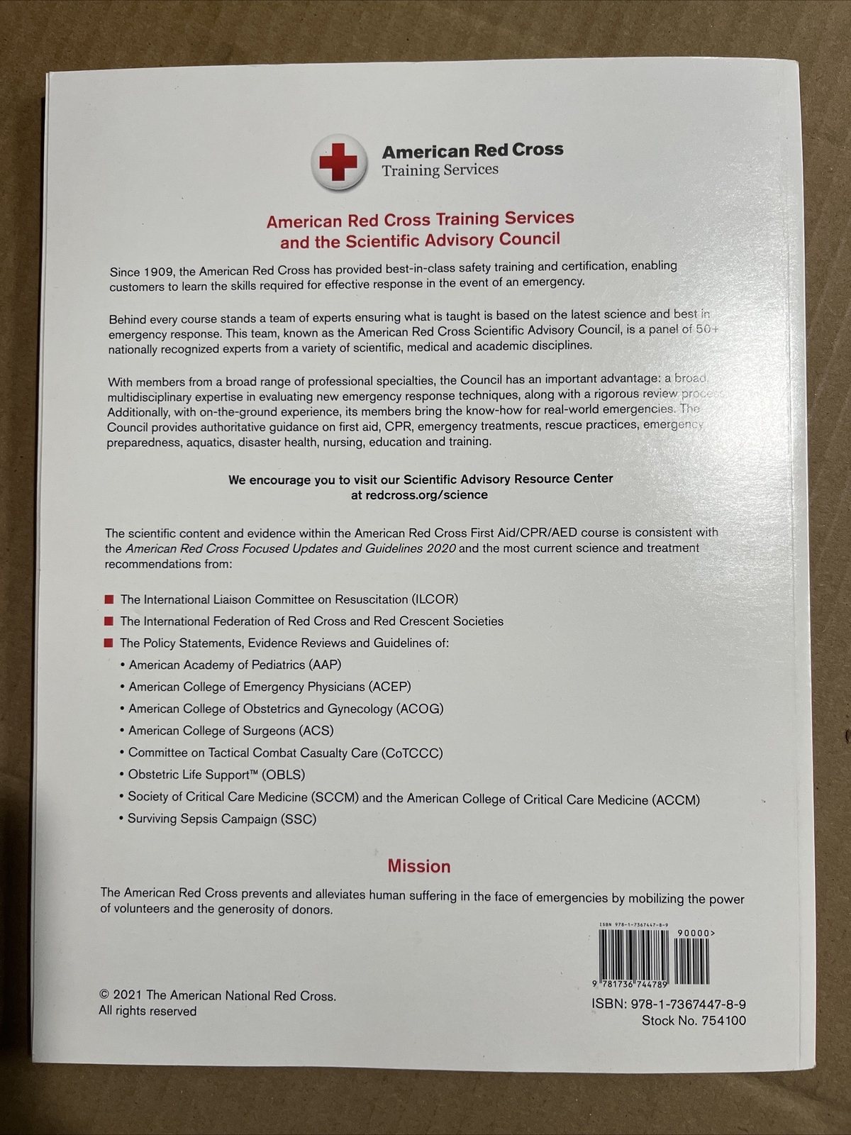 First Aid/CPR/AED Participants Manual Revolume 2021 by American Red ...
