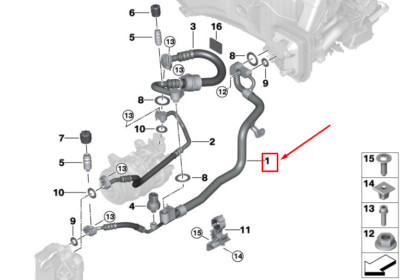 BMW 7 G11 A/C Kältemittelleitung 64539324796 NEU ORIGINAL | eBay