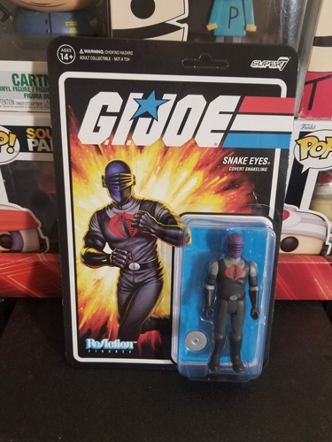 Super 7 ReAction GI Joe Snake Eyes [Covert Snakeling] Disguise Action ...