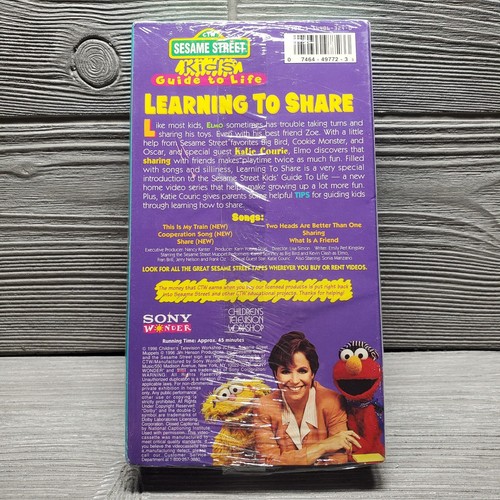 Sesame Street - Kids Guide to Life: Learning to Share (VHS, 1996) for ...