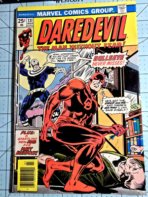 Marvel 1976 Daredevil #131 1st Bullseye- 1st appearance of Bullseye ...