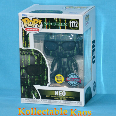 The Matrix Resurrections - Neo in the Matrix Glow in the Dark Pop! (RS ...