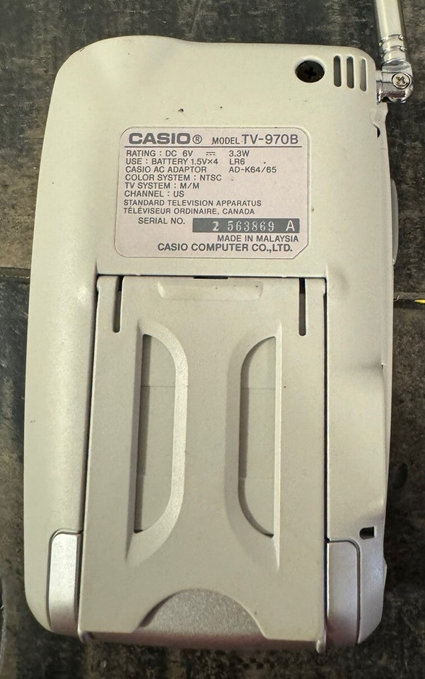 CASIO Ti-5tn LCD COLOR TELEVISION TV-970B | eBay