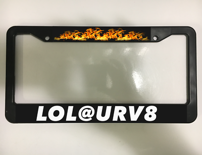 LOL AT YOUR V8 JDM DRIFT FIRE TUNER IMPORT EURO Black License Plate ...