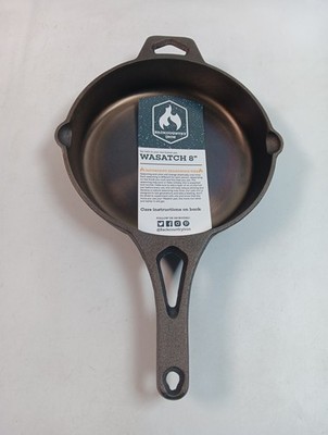 Backcountry Iron Smooth Wasatch Pre-Seasoned Round Cast Iron Skillet | eBay