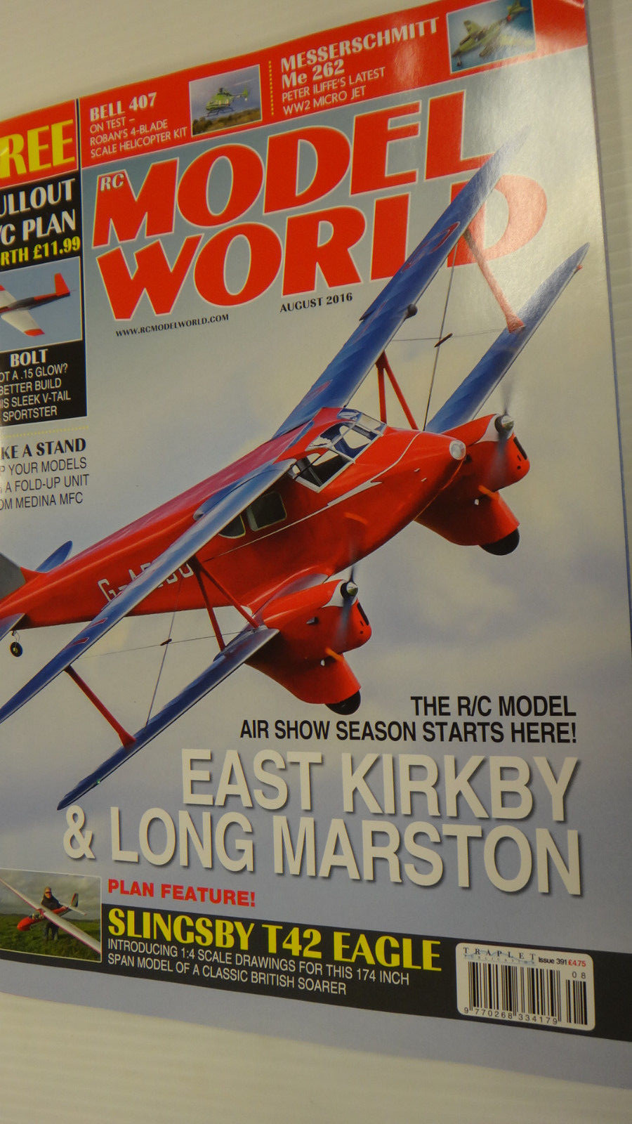 RC Model World Free Plan MW3794 Bolt 391 August 2016 | eBay