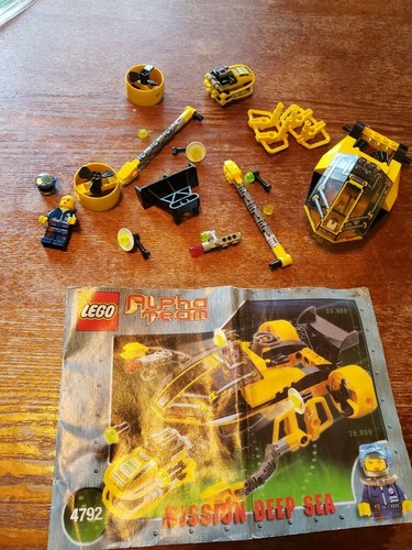 Lego Alpha Team Mission Deep Sea Navigator and ROV (4792), nearly ...