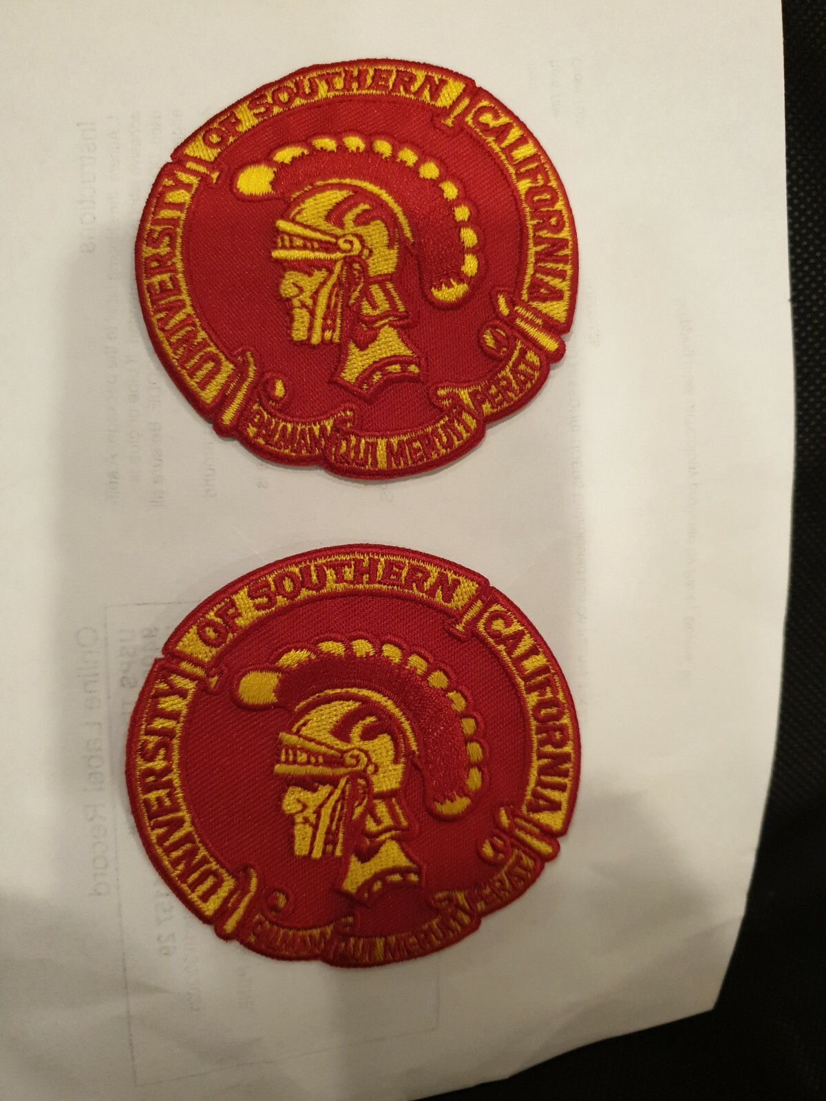 (2)USC Southern Cal Trojans Embroidered Iron On Patches 3” X 3” | eBay