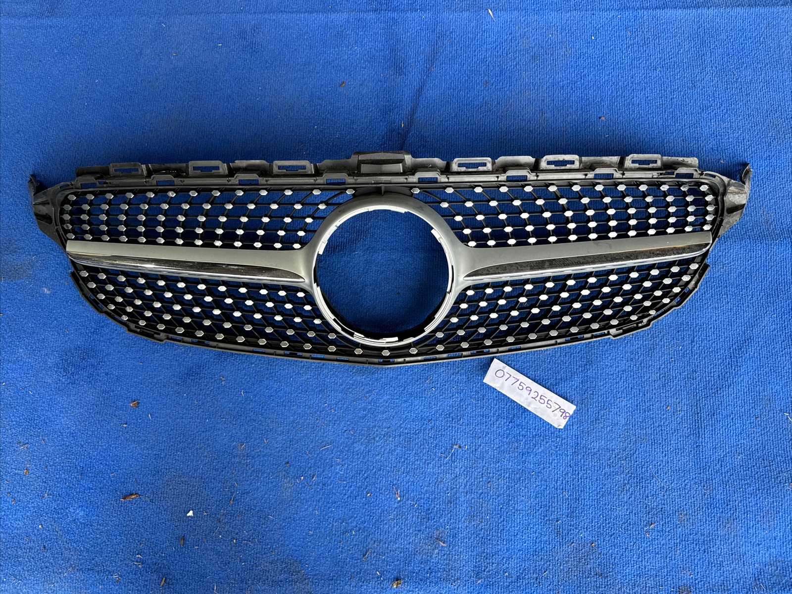 MERCEDES C CLASS W205 AMG HONEYCOMB FRONT BUMPER GRILL A2058804383 | eBay