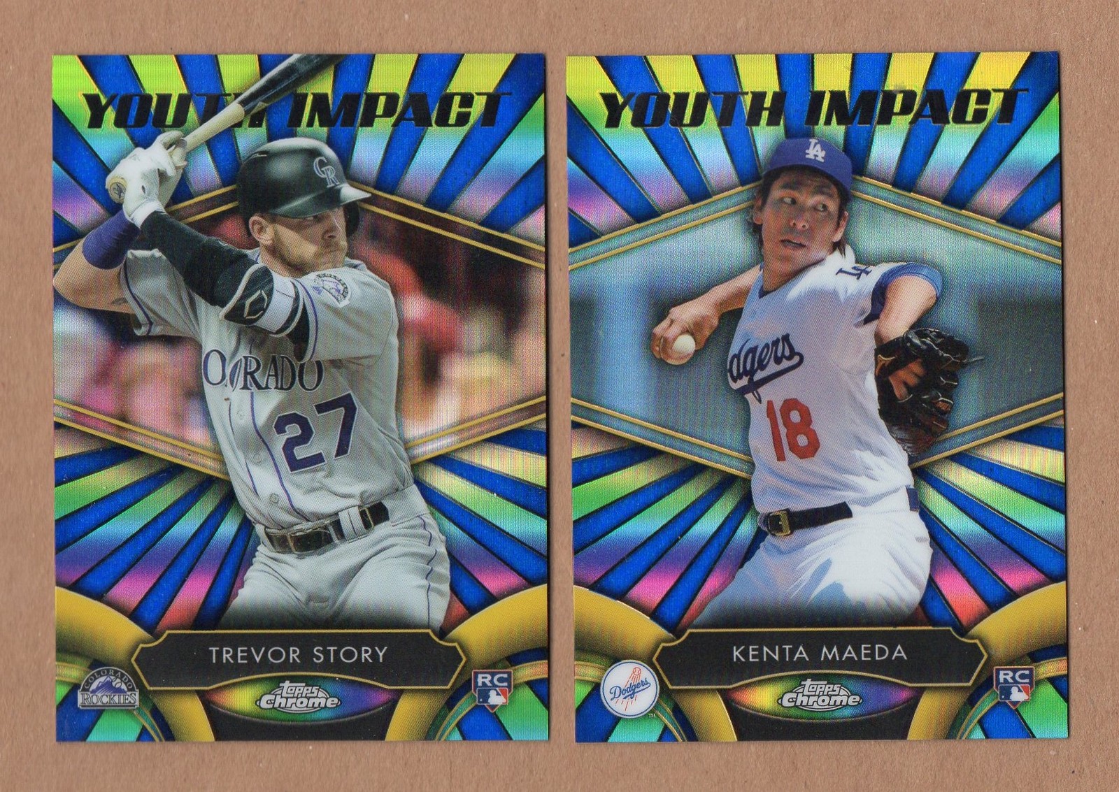 2016 Topps Chrome Youth Impact Set 20 Cards Seager, Schwarber, Sano ...