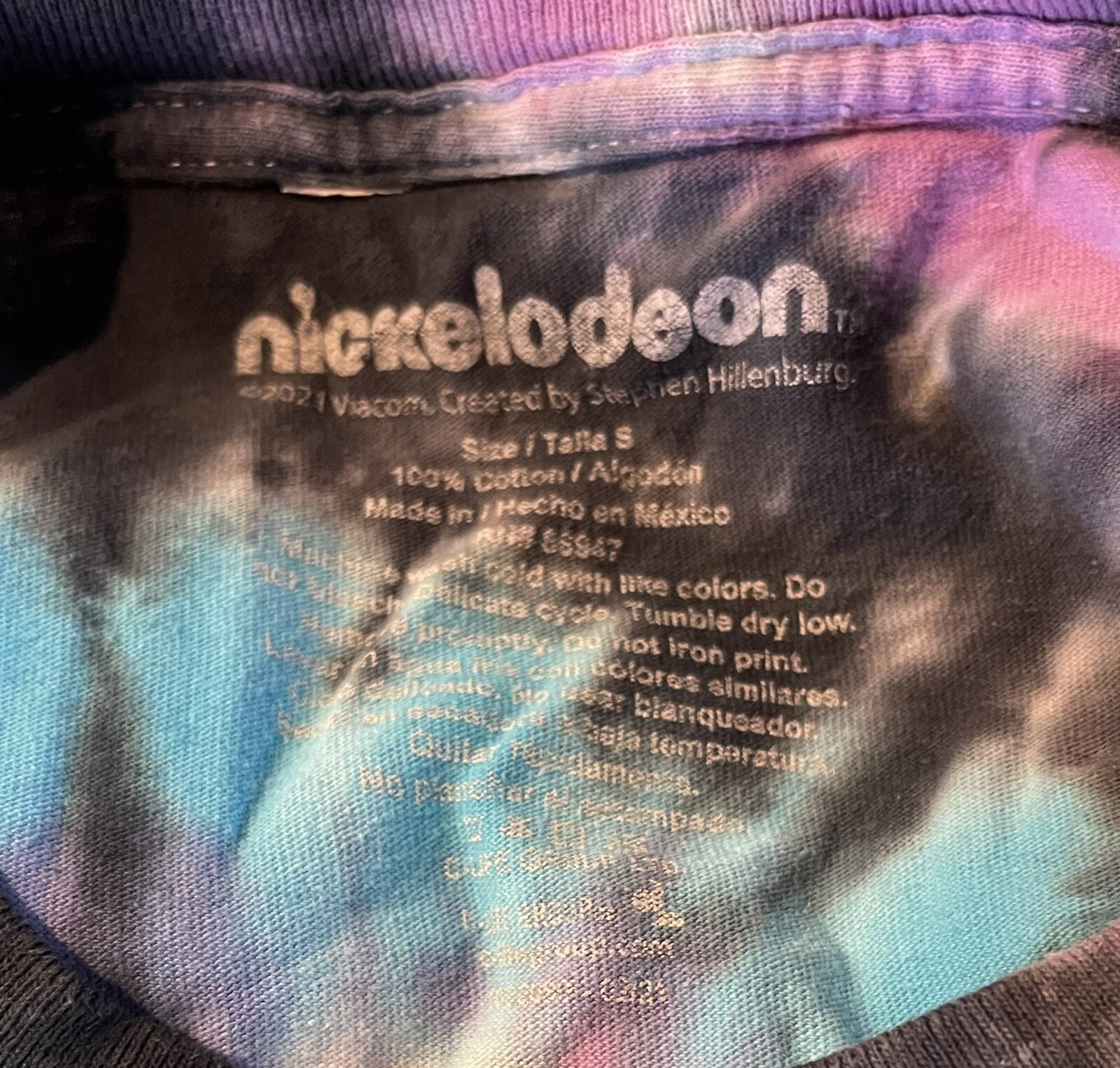 Nickelodeon Spongebob Squarepants Blue And Purple Tie… - Gem