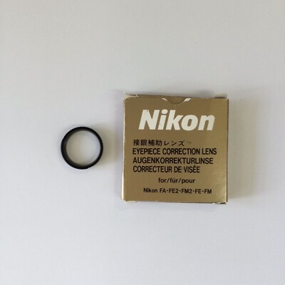 Nikon -2.0 EYEPIECE CORRECTION LENS For Nikon FM Camera in genuine Box ...