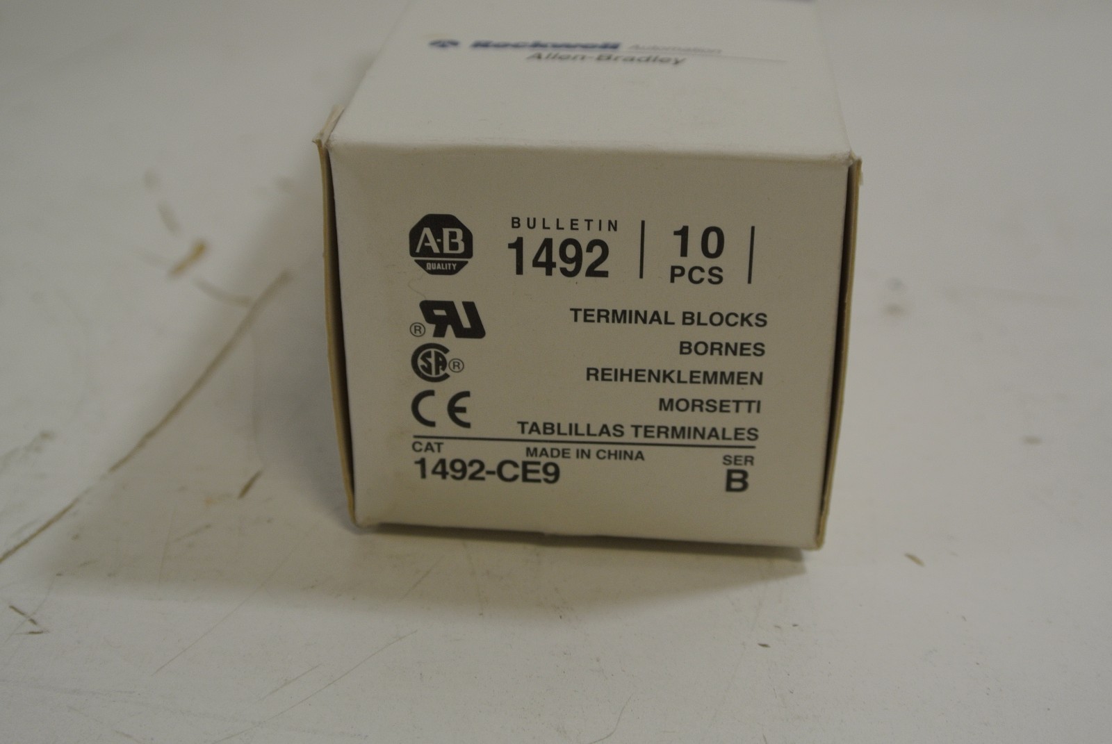 New in BOx Allen-Bradley Terminal Blocks Cat: 1492-CE9 BOX OF 10 | eBay