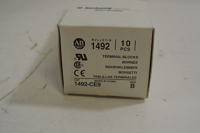 New in BOx Allen-Bradley Terminal Blocks Cat: 1492-CE9 BOX OF 10 | eBay