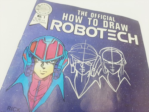 Robotech Official How To Draw Robotech #1 Comic Book 1987 Blackthorne ...