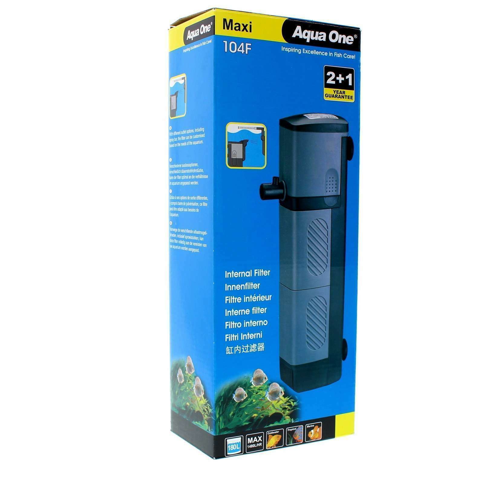 Aqua+One+104F+Maxi+Internal+Fish+Tank+Aquarium+Water+Power+Filter for ...