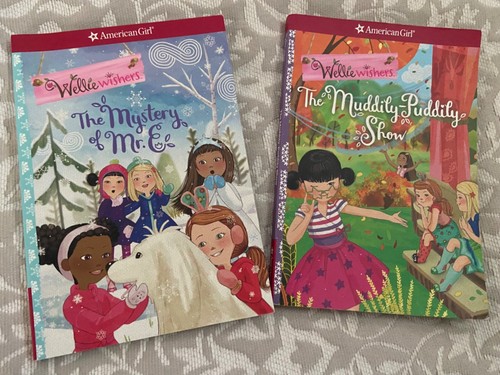 Lot of 2 American Girl Books Wellie Wishers reading literature ...