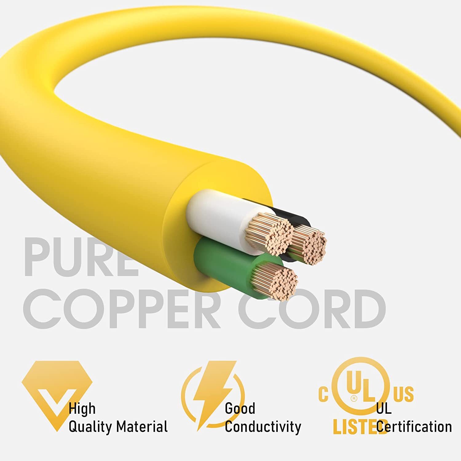 25Ft 10 Gauge Power cable Generator Extension Cord/Adapter L14-30P to ...