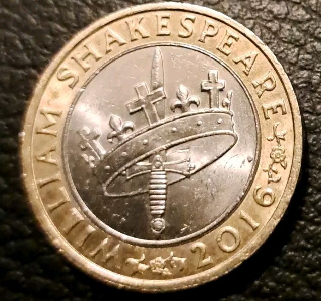 Rare William Shakespeare Crown £2 Coin - 2016 MINT ERROR | eBay UK