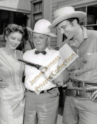 James Arness Private Collection Gunsmoke with Hoot Gibson Candid 8x10 Photo | eBay