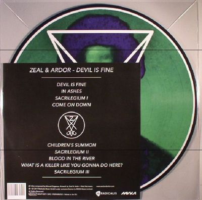 Zeal & Ardor 'Devil Is Fine' Limited Edition Picture Disc Vinyl - NEW ...