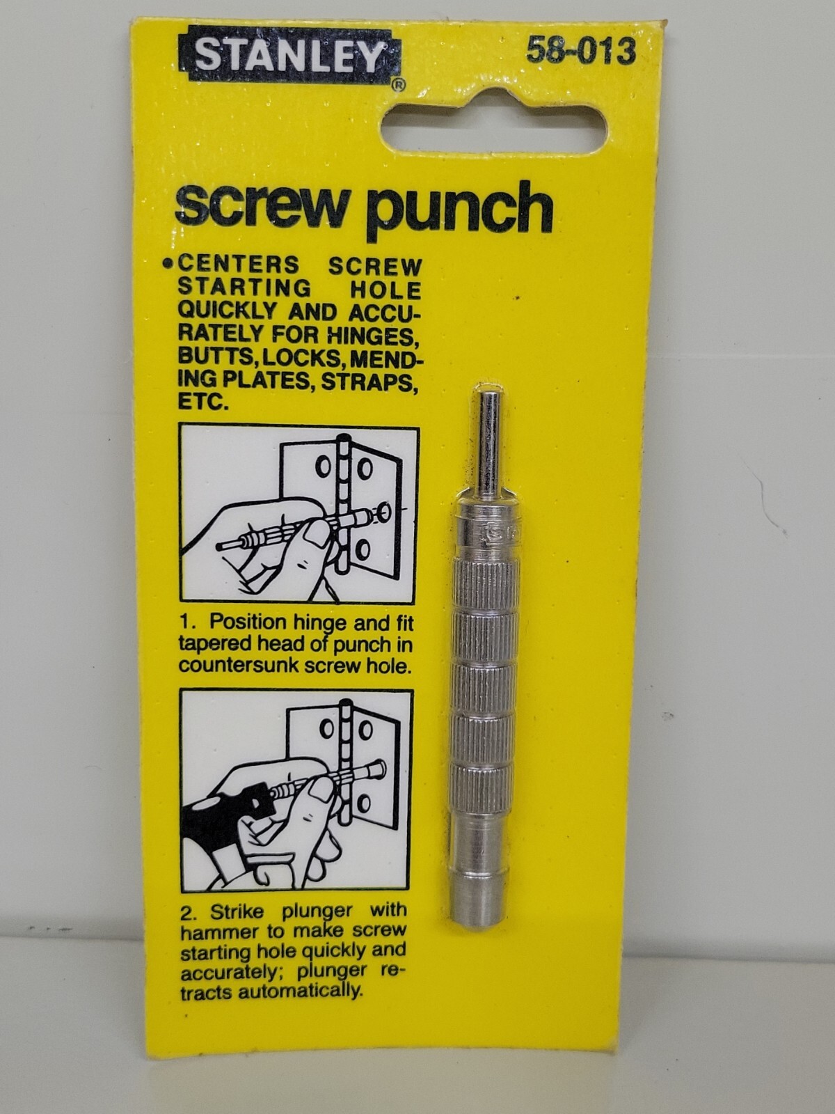Stanley 58-013 Screw Hole Punch USA Old Stock 1984 for sale online | eBay