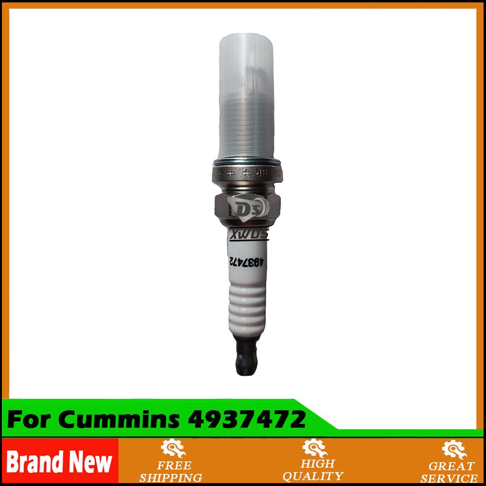 6 Pcs Spark Plug Kit For Cummins ISL Series 8.3L 8.9L 4937472 3976119 ...