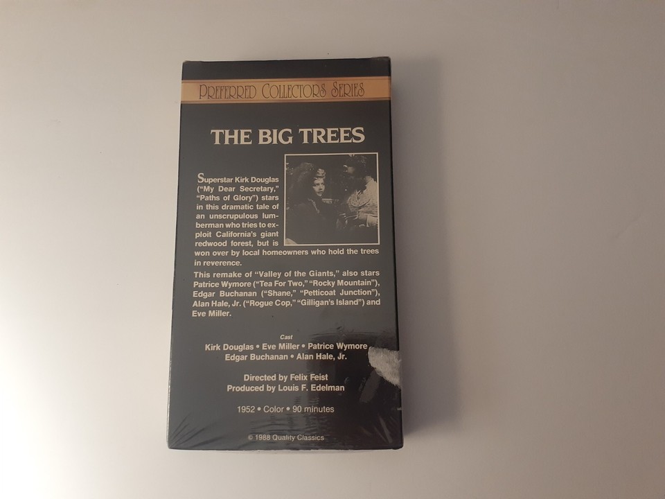 The Big trees VHS movie Kirk Douglas. New Sealed | eBay