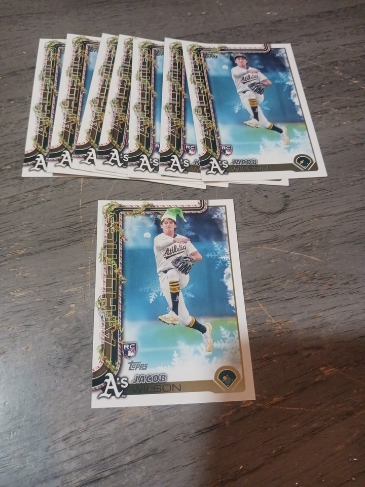 Jacob Wilson 16 Card Lot - RC Rookie Cards & ssp, Inserts A’s Athletics ...