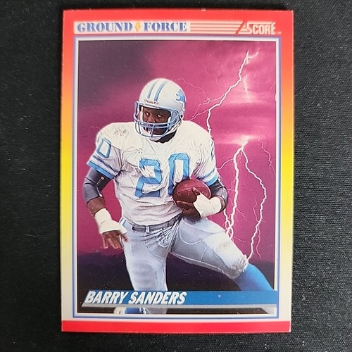 1990 Score Ground Force Barry Sanders #325 Detroit Lions NFL Football ...