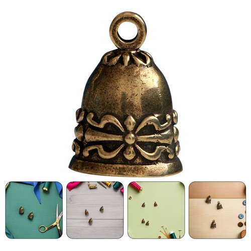 10 Pcs Clochette Vintage Petites Clochettes Cloches De Bronze Suspendue ...