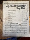 Vintage Hill Billy Record Round-Up Song Folio 1942 Sheet Music Song ...
