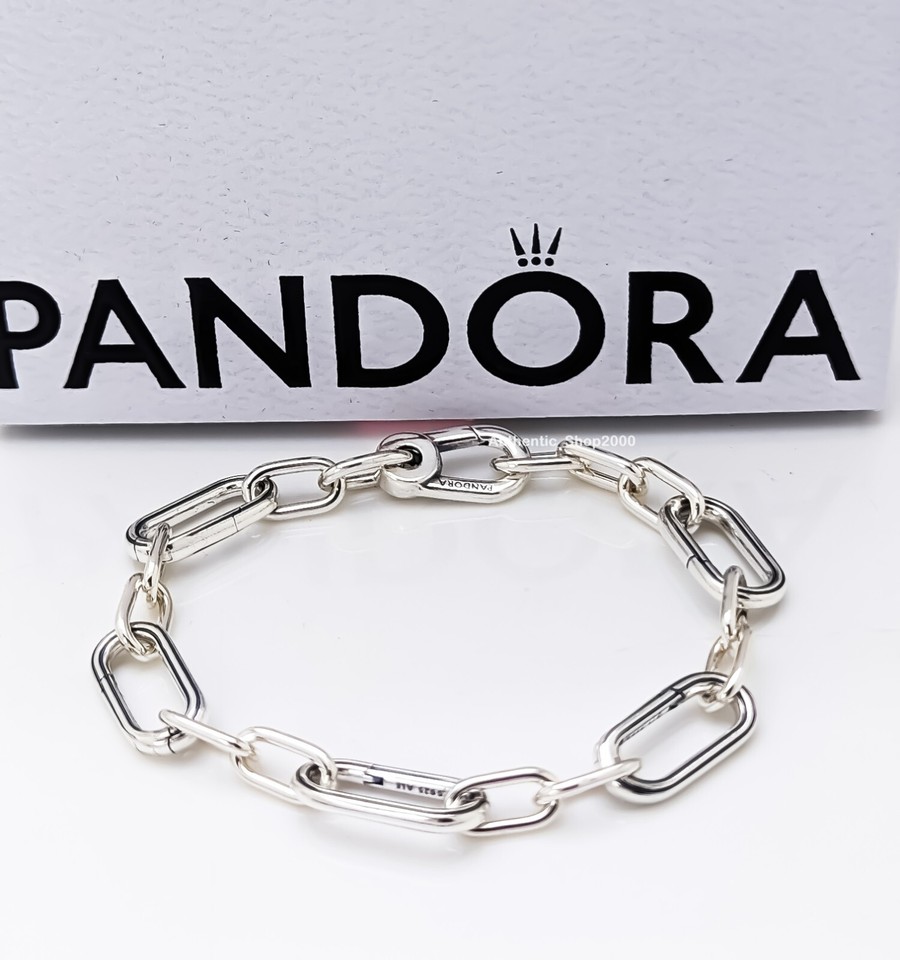100% Authentic 925 Silver PANDORA ME Five Openable Link Chain Bracelet ...