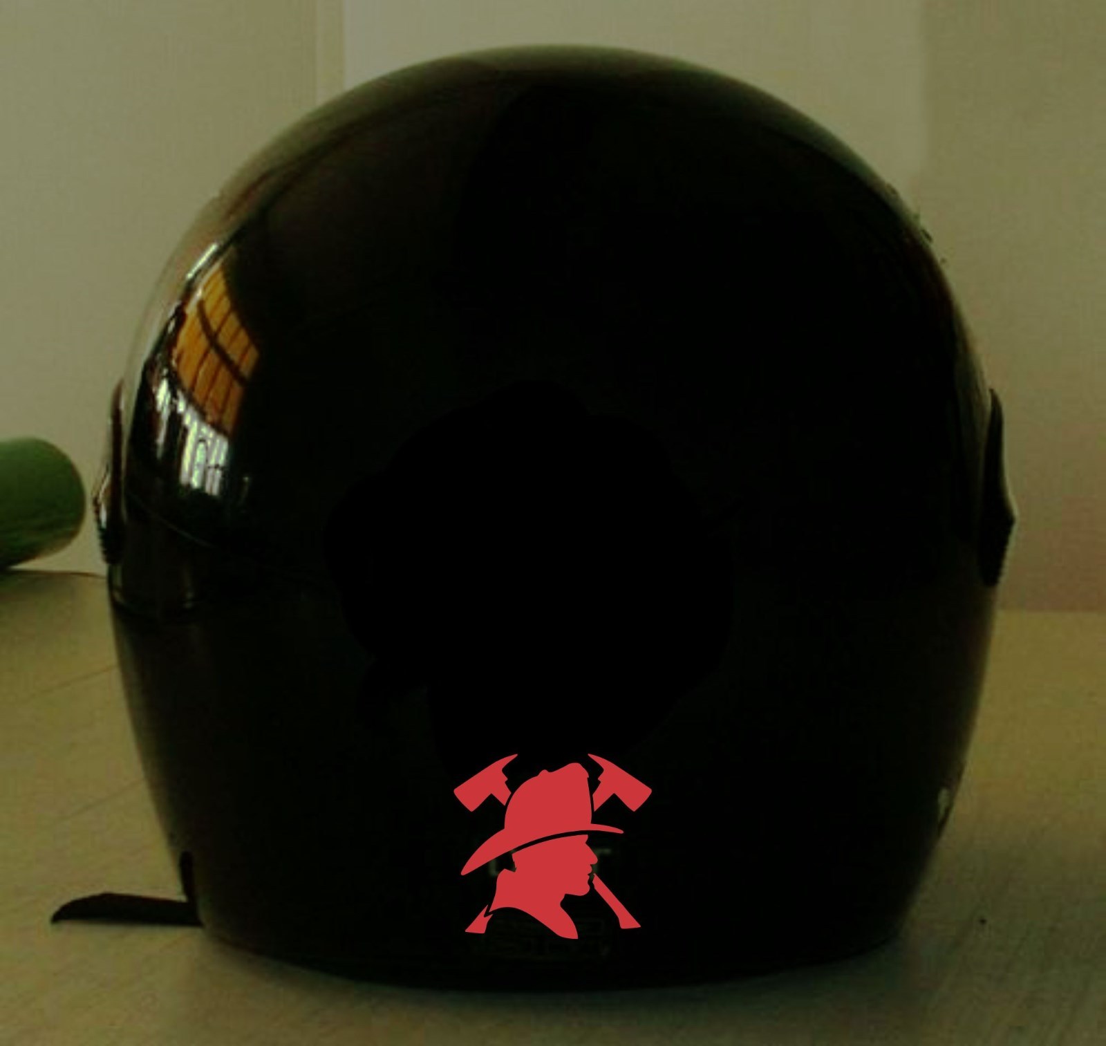 FIREFIGHTER MOTORCYCLE HELMET REFLECTIVE DECAL.2 FOR 1 PRICE | eBay